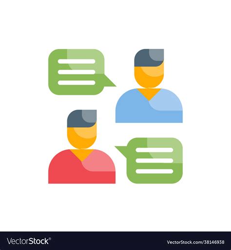Conversation Style Royalty Free Vector Image Vectorstock