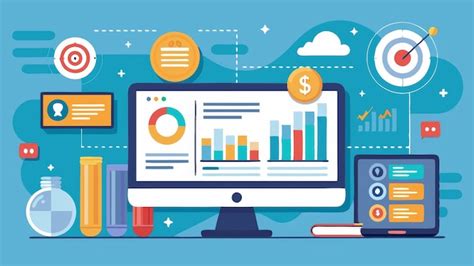 Business Analytics And Data Visualization A Conceptual Illustration Depicting A Computer Screen