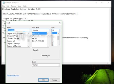 How To Change System Font In Windows