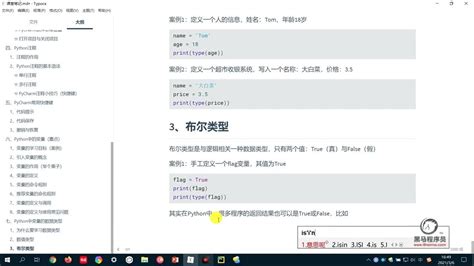 119 布尔类型详解 黑马python教程 Pyhon入门必备 实战课程 Youtube