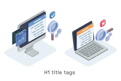 Seo Coding Isometric Composition 26321916 Vector Art At Vecteezy