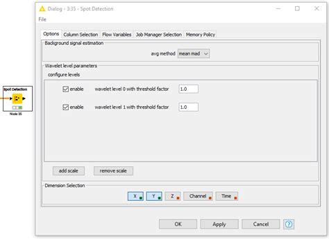 Using Flow Variables With The Spot Detection Node Knime Extensions Knime Community Forum