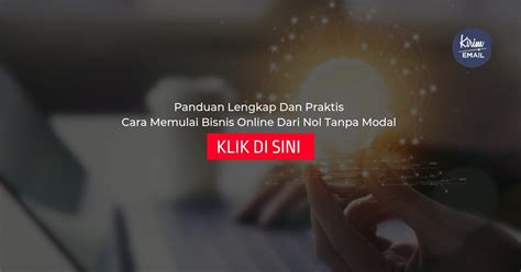 Cara Memulai Bisnis Online Untuk Anda Yang Ingin Jualan Tanpa Modal