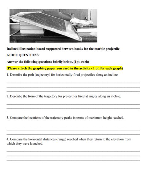 LABORATORY ACTIVITY ON PROJECTILE MOTION Curve Me On Chegg