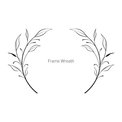 귀여운 Kawaii 달한 꽃 프레임 꽃받침 터 프리미엄 벡터