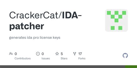 Github Crackercat Ida Patcher Generates Ida Pro License Keys