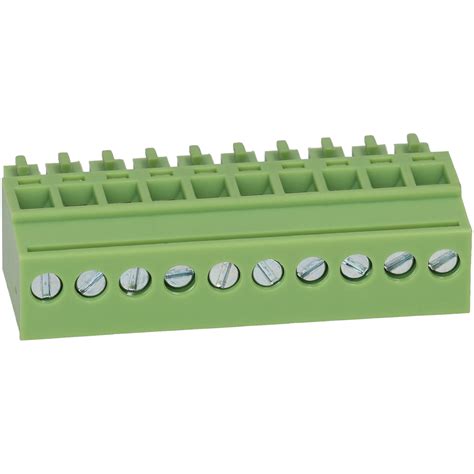 Truconnect 215415 3 81mm Female Pluggable Vertical 10 Way Terminal Block Rapid Online