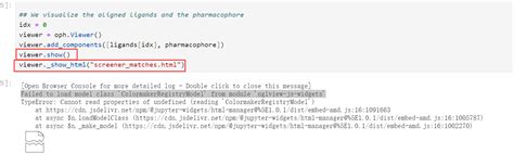 【jupyter异常错误】failed To Load Model Class ‘colormakerregistrymodel‘ From Module ‘nglview Js