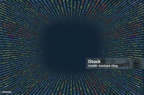 컴퓨터 프로그램 코드에서 터널 코드 자바 스크립트 Css 및 Html의 프로그래머 라인 해킹 코딩 개념 소프트웨어의 소스 코드 Html에 대한 스톡 벡터 아트 및 기타