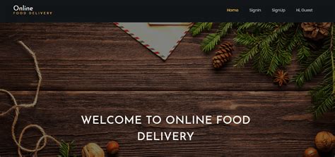 Online Food Delivery Project In Java With Source Code And Project