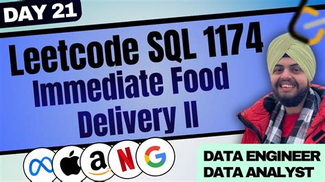 Leetcode Sql 1174 Immediate Food Delivery Ii 🔥 50 Days Challenge