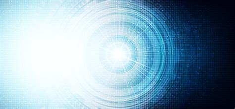 파란색 배경 미래 및 기술 개념 디자인 벡터 일러스트 레이 션에 빛 미래 디지털 회로 네트워크 0명에 대한 스톡 벡터 아트 및 기타 이미지 Istock