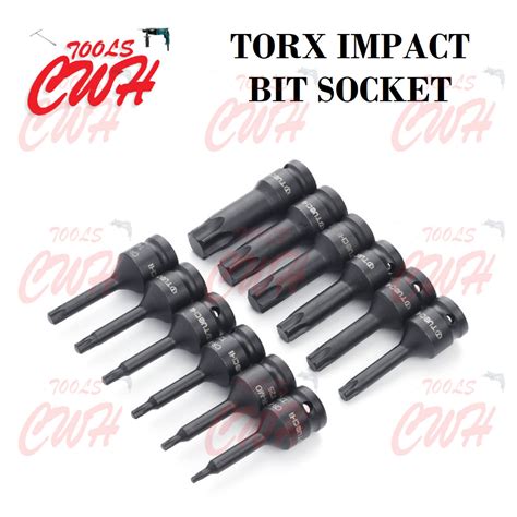 Prc Tuochi T20 T90 1 2 Dr Impact Torx Star Bit Socket Allen Key Box Spanner Tuosen Kingtoyo