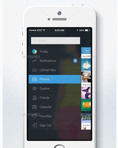 Hamburger Side Menu Ideas App Design Mobile App Design Mobile Design
