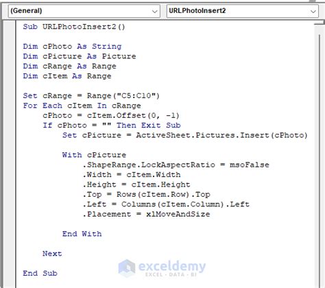 How To Insert Picture From Using VBA In Excel 2 Methods