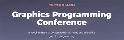 Graphics Programming Conference The Khronos Group Inc