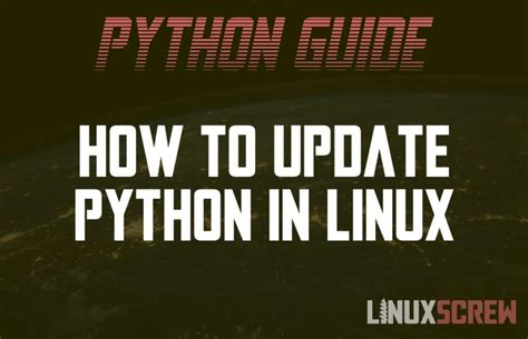 How To Updateupgrade Python In Linux Ubunturedhat