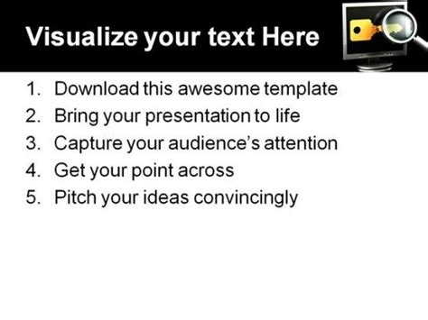 Searching Password Security PowerPoint Backgrounds And Templates 1210