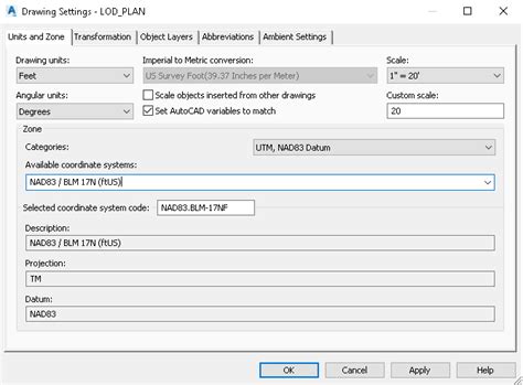 Solved Help Adding Projection And Coordinate System To Drawing Autodesk Community