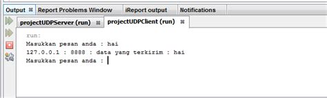 Contoh Program Udp Socket Programming Menggunakan Java Netbeans