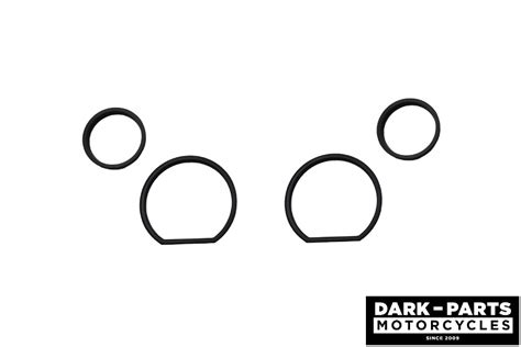 Speedometer Display Covers Black Touring Dark Parts