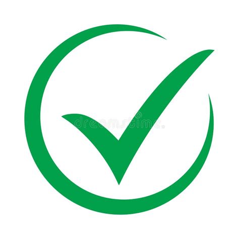 Tick Icon Vector Symbol Checkmark Isolated On White Background Checked Icon Or Correct Choice