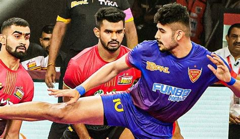 Pkl Dabang Delhi Beat Bengaluru Bulls 38 31 The Week