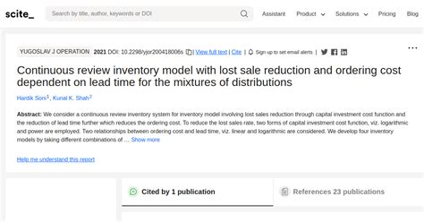 Continuous Review Inventory Model With Lost Sale Reduction And Ordering