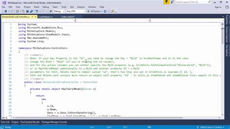 Grid inline editing tutorial - ASP.net Core MVC Awesome - YouTube