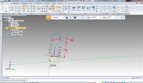 How To Make A Hook Spring In Solid Edge Tutorial Grabcad Tutorials
