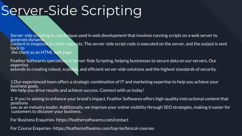 Ppt Server Side Scripting Powerpoint Presentation Free Download Id 13561036