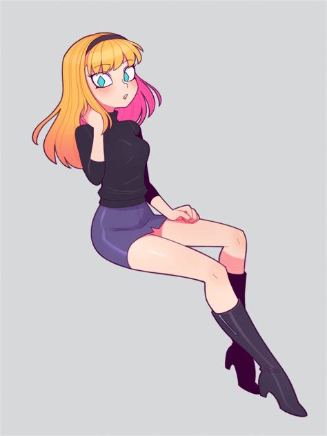 Gwen Stacy Marvel And 3 More Drawn By Batrobink Danbooru
