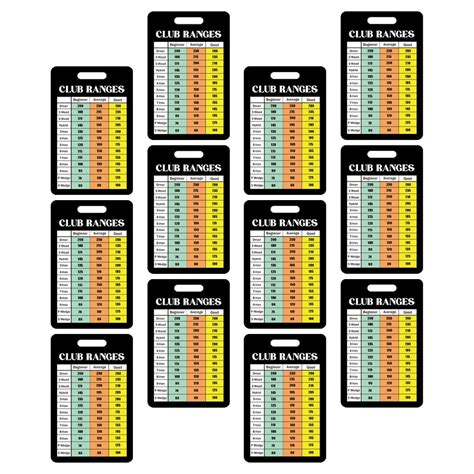 worgeous 12 sheet golf chart and score cards paper golf score counters