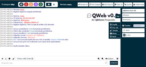 Qweb Sohbet Appleti Qbilisimcom