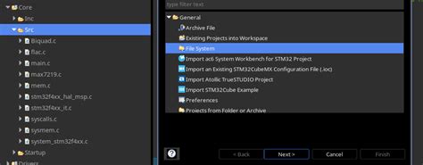 Add Source File Stmicroelectronics Community