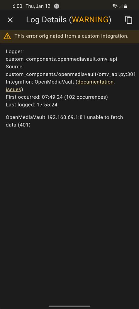 Integration Stopped Working Today · Issue 95 · Tomaaehomeassistant
