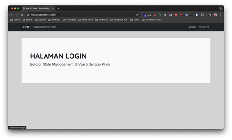 Tutorial Laravel Vue Dan Pinia 2 Installasi Dan Konfigurasi Vue Router —