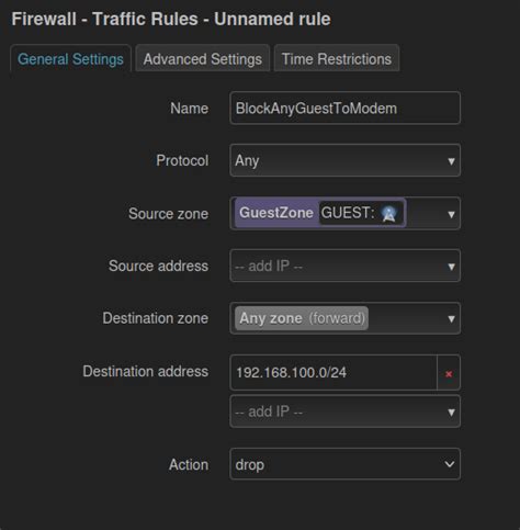 Blocking ULA And Link Local Communications From And In A Guest Wifi