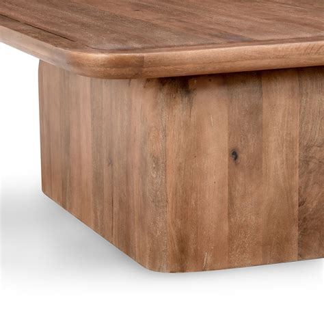 Chloe 48 Square Coffee Table Umber Be Bold Furniture