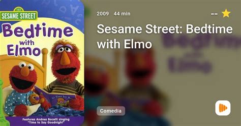 Sesame Street Bedtime With Elmo 2009 Playmax