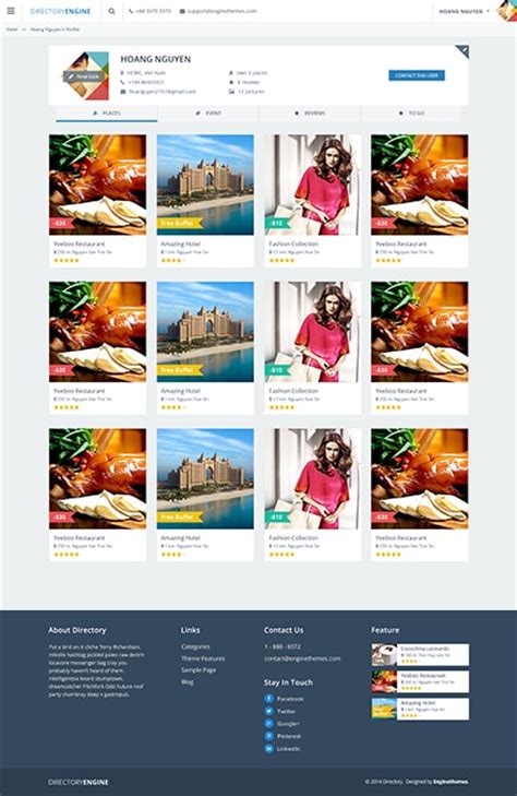 Directoryengine Wordpress Directory Theme Directory Software