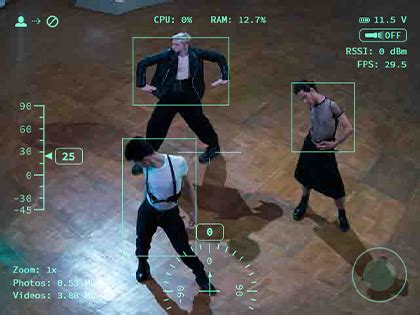 360 Omnidirectional High Torque 2 Axis Expandable Pan Tilt Camera Module Driven By Serial Bus