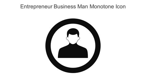 Entrepreneur Business Man Monotone Icon In Powerpoint Pptx Png And Editable Eps Format PPT