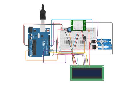 Circuit Design Temperature Sensor Display With Lcd In Arduino Tinkercad