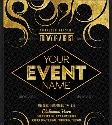 Free Event Flyer Templates Word