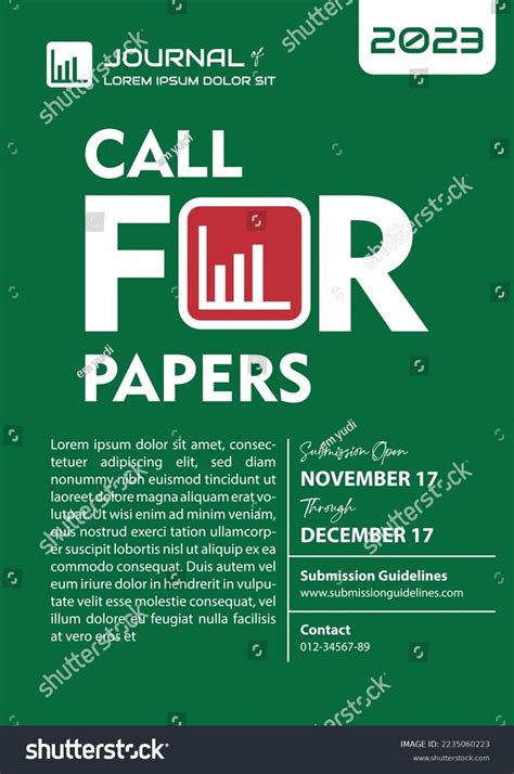 Call Papers Call Submissions Stock Vector Royalty Free 2235060223