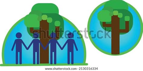 Tree Protection Tree Sign Take Care Stock Vector Royalty Free 2130316334 Shutterstock