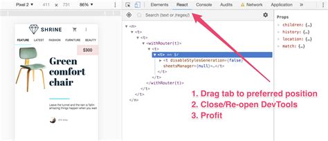 React Tab In Chrome Devtools Does Not Get Persisted · Issue 927