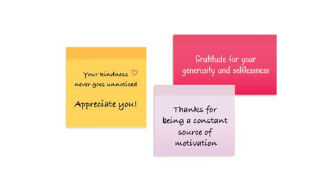 Recognition Board Examples