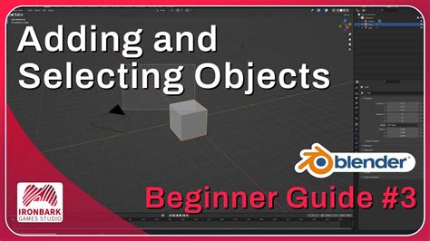 How To Add And Select Objects In Blender Beginner Guide Part 3 Youtube
